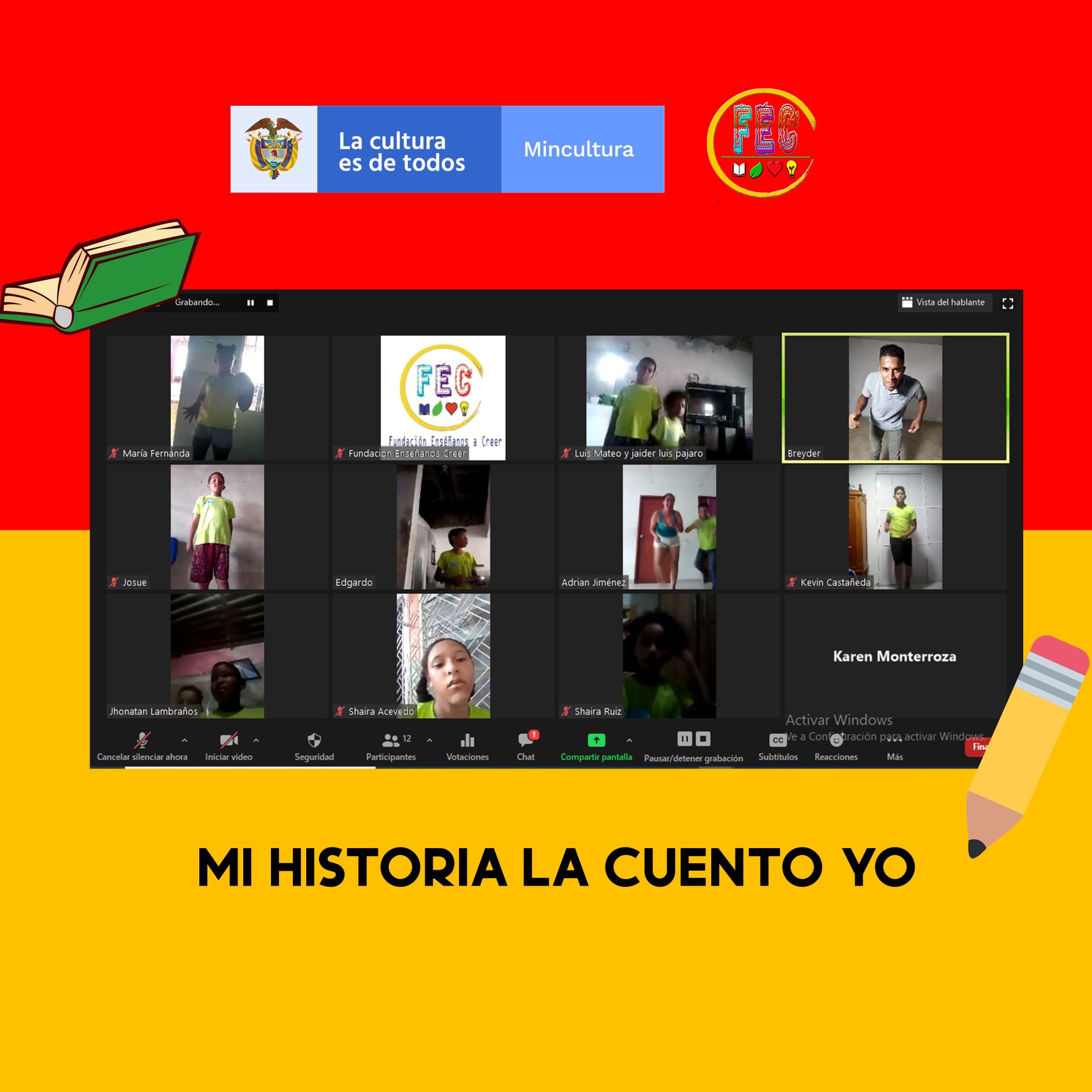 FEC - Fundación Enséñanos a Creer : AVANCES PROYECTO MI HISTORIA LA ...