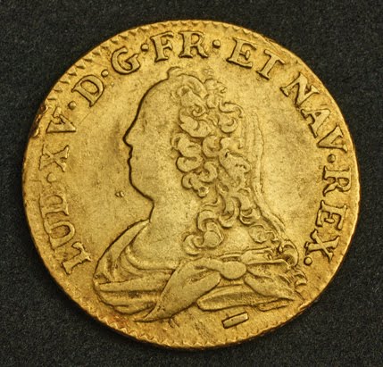 Royal France Gold Louis Coin 1726 King Louis XV|World Banknotes & Coins ...