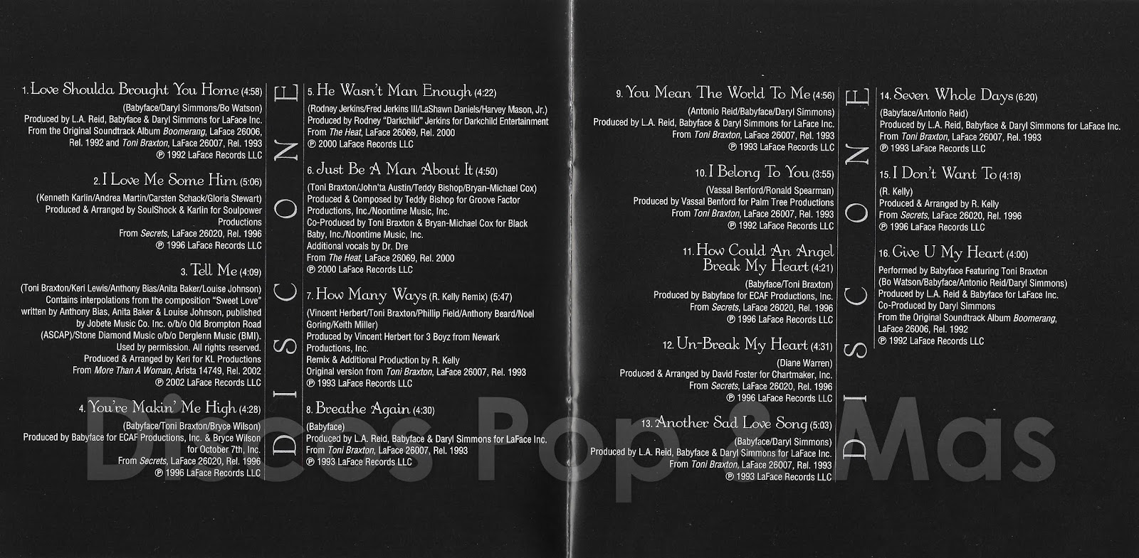 Discos Pop & Mas: Toni Braxton - The Essential