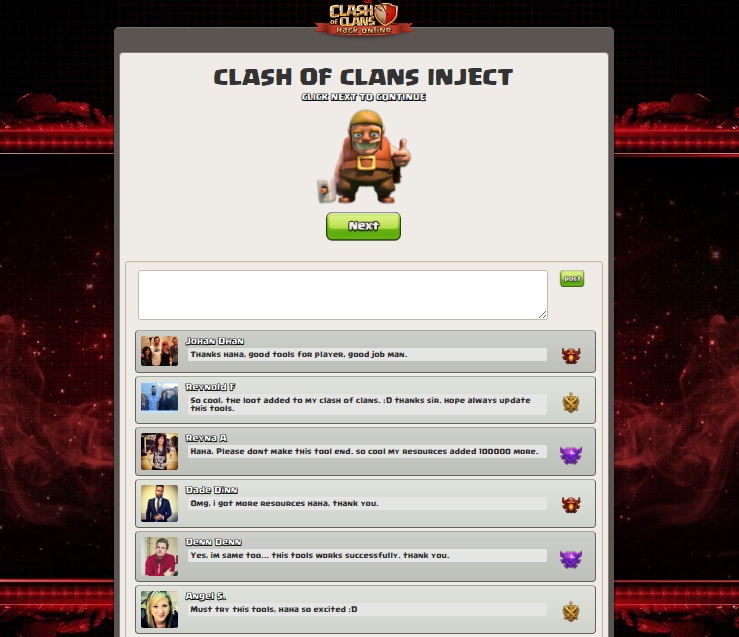 Script Phising COC V2.10 VIP | Faidan R3X