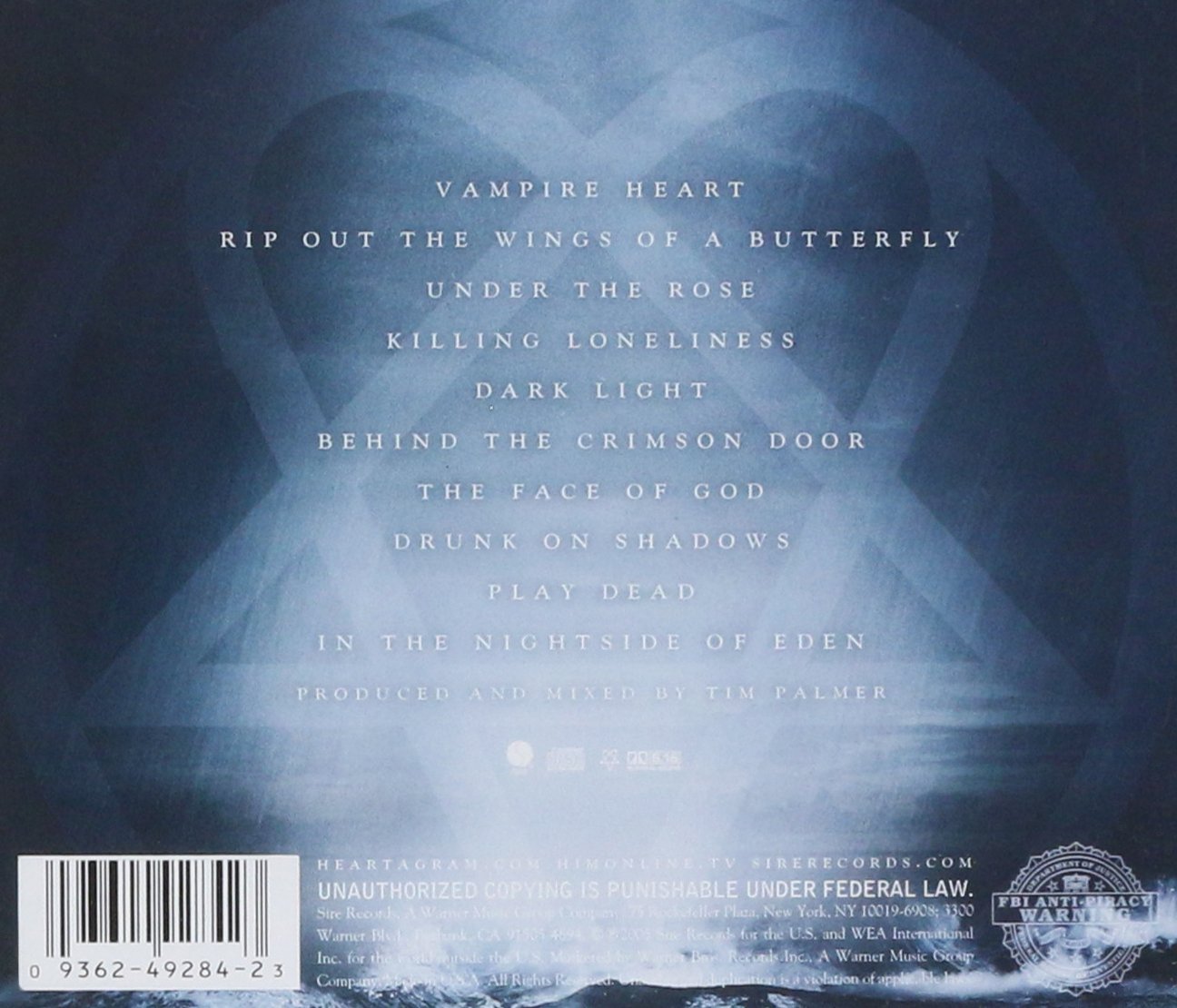 Classic Rock Covers Database: HIM - Dark Light (2005)