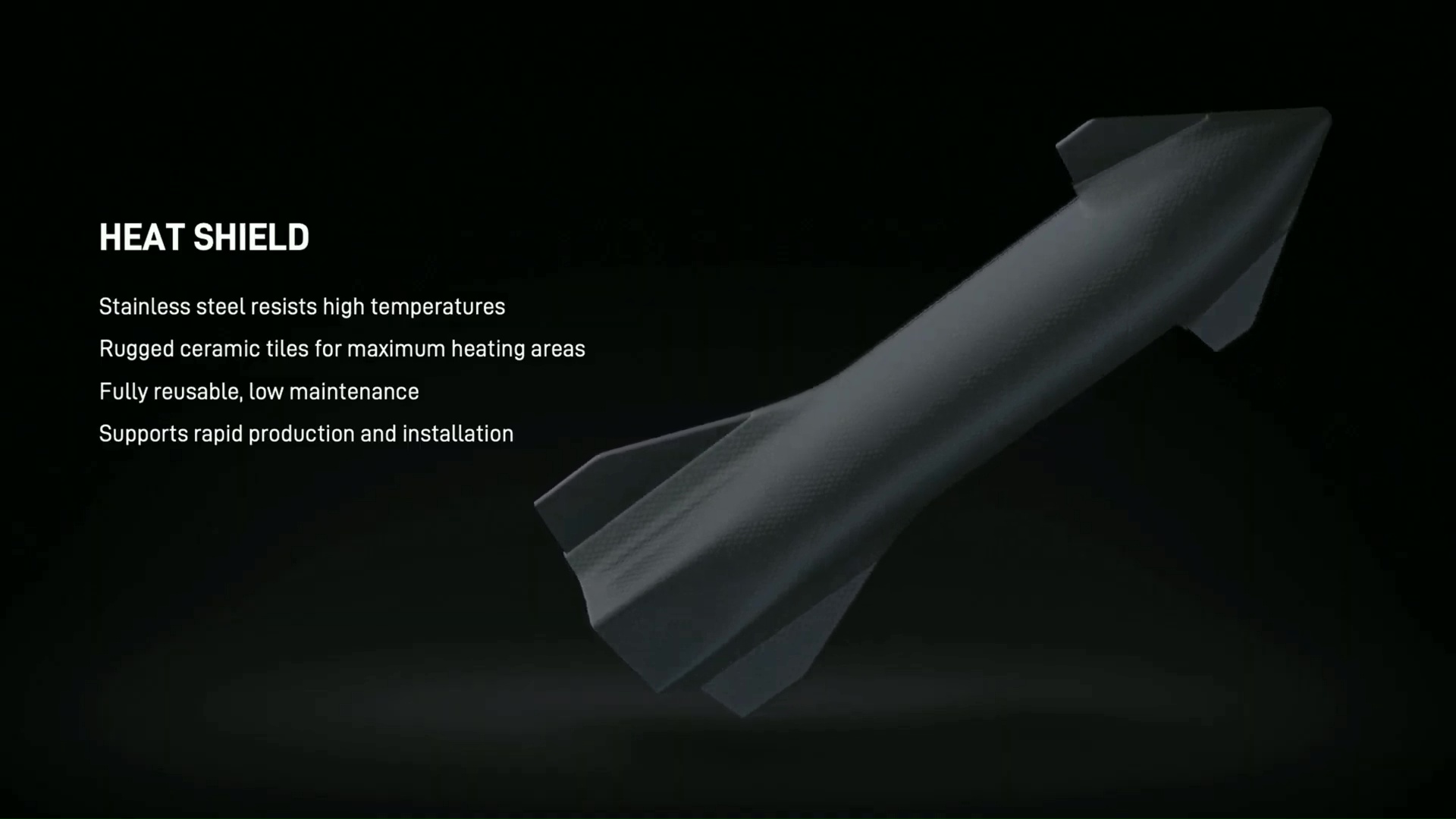 Slides from SpaceX Starship 2019 update presentation by Elon Musk ...