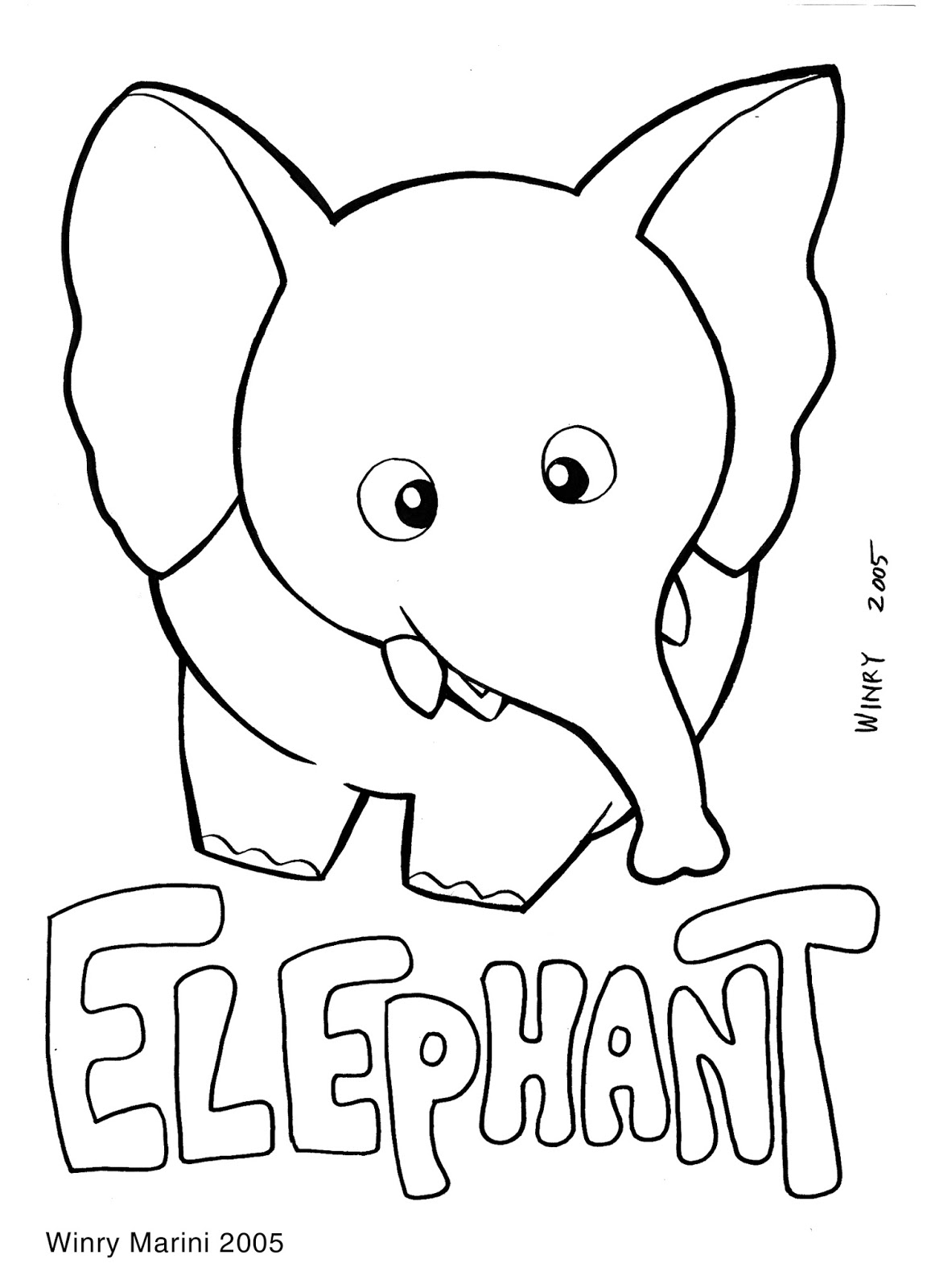 Art And Lore Elephant Coloring Page Mewarnai Gajah art-and-lore-elephant-coloring-page-mewarnai-gajah
