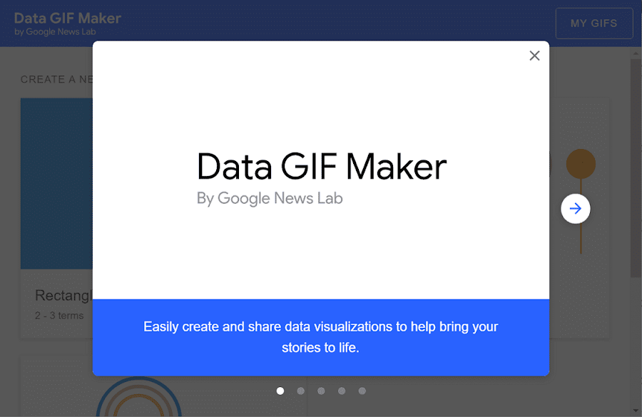 Data GIF Maker 免費動態圖表產生器，線上製作 GIF 動圖來呈現數據資料