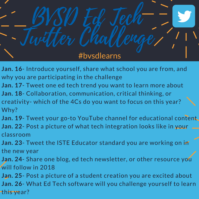 BVSD Ed Tech : BVSD Ed Tech Twitter Challenge