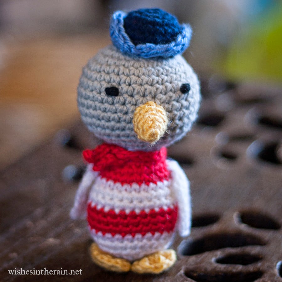 wishes in the rain: Free Pattern: Sailor Seagull