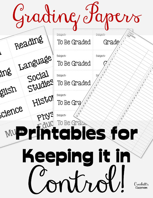 Grading---Keeping it in Control! - Crockett's Classroom