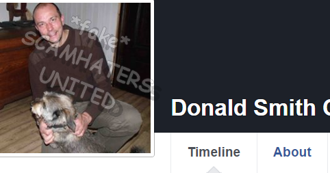 ScamHaters United .. Visit us also on Facebook and Instagram : DONALD SMITH CAREEN, Using a ...