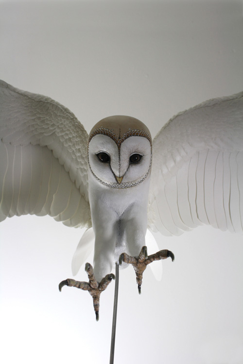 My Owl Barn: Paper and Wood Sculptures by Zack Mclaughlin