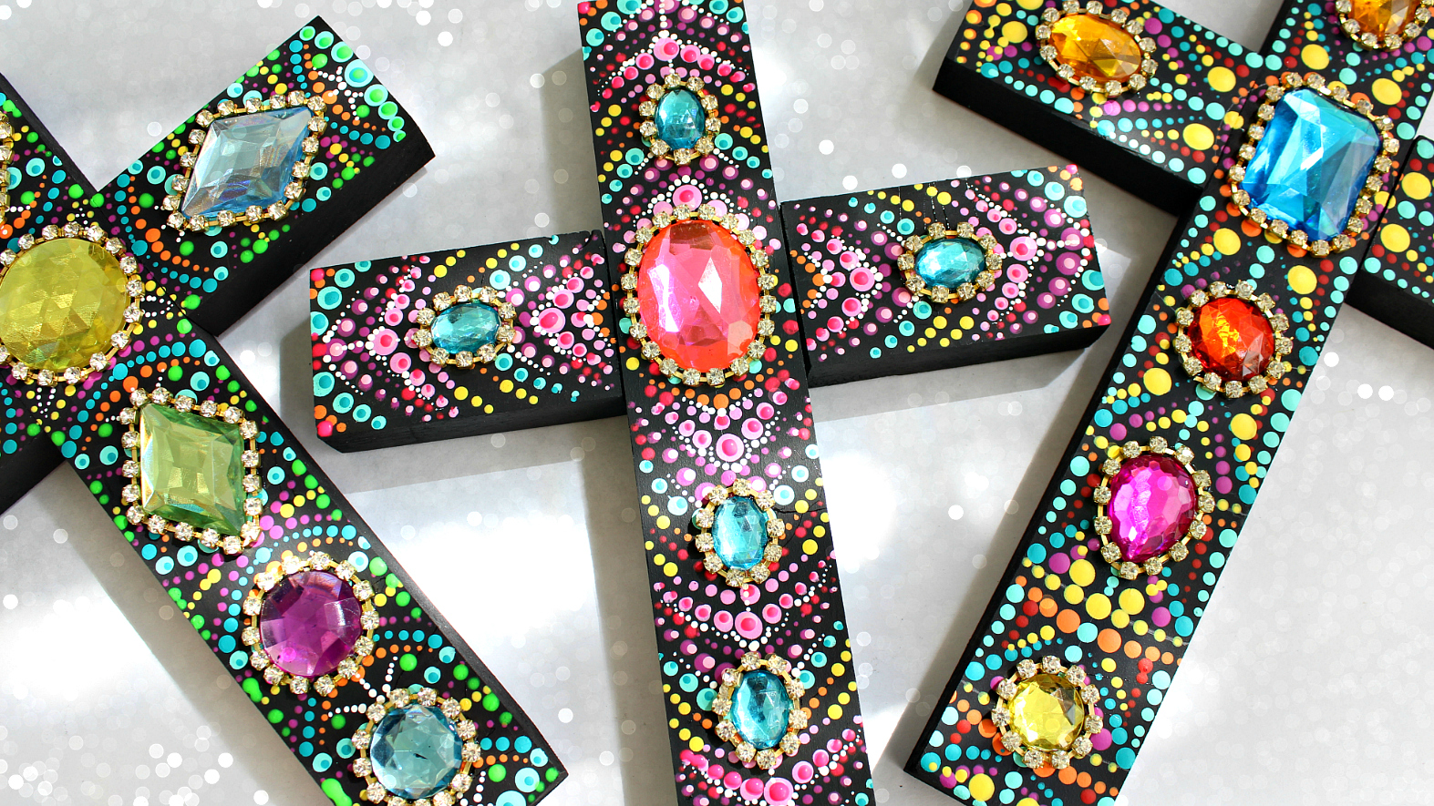 Mark Montano: Dotted Boho Crosses