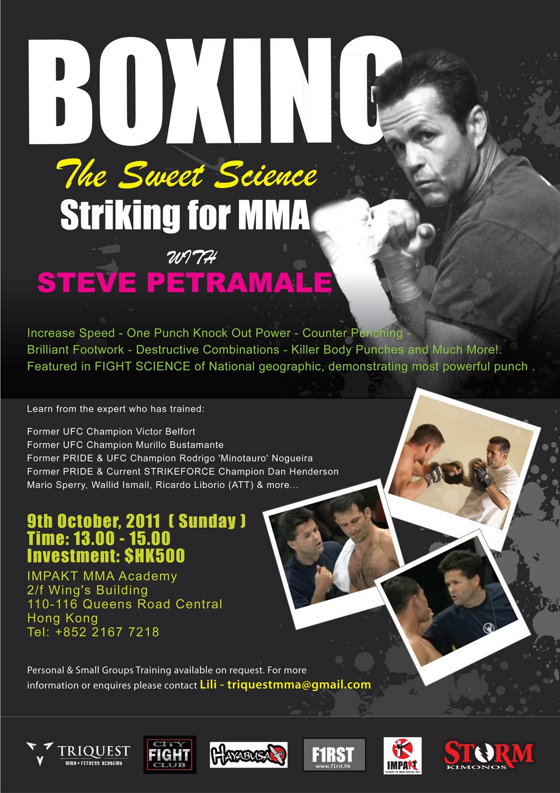IMPAKT ACADEMY OF MIXED MARTIAL ARTS : NEWS: Boxing Seminar with Steve Petramale at Impakt