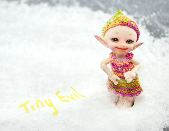 The Majokko Shop: Tiny Evil shares his spelling skills