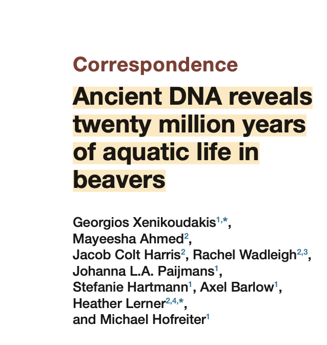 GW Human Evolutionary Genetics : Ancient DNA reveals twenty million ...