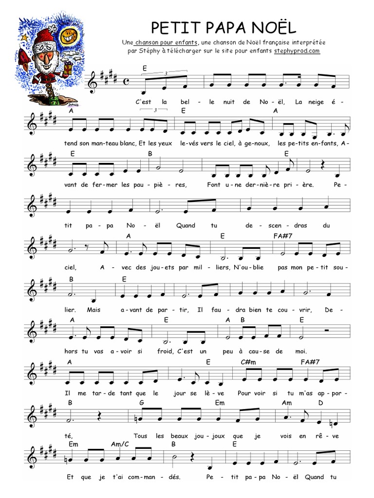 petit papa noel parole - France news collections