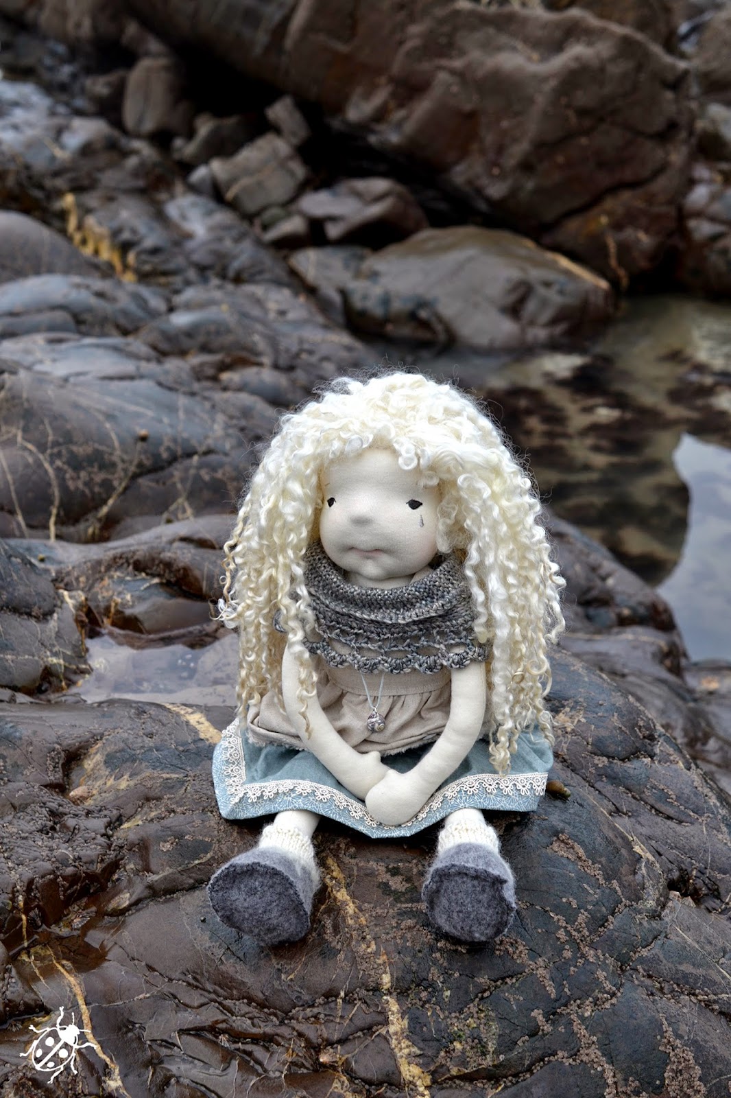 Ladybird Doll Studio: Vanora - my sorrowful selkie girl.