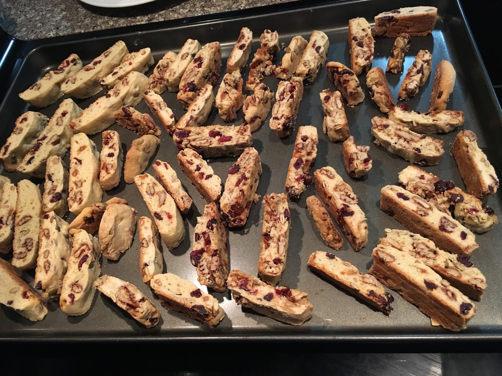 Life Without Alu?: Colorful Biscotti (with Cranberries, Pepitas and Pecans)