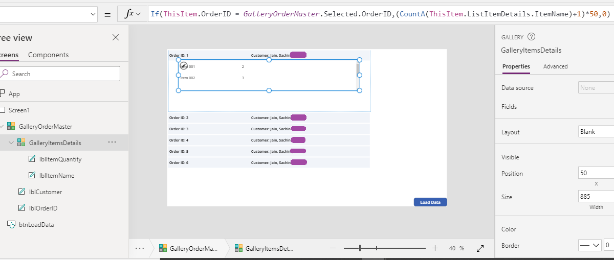 Powerapps Power Automate Sharepoint Dynamics 365 Azure C Powerapps Nested Gallery