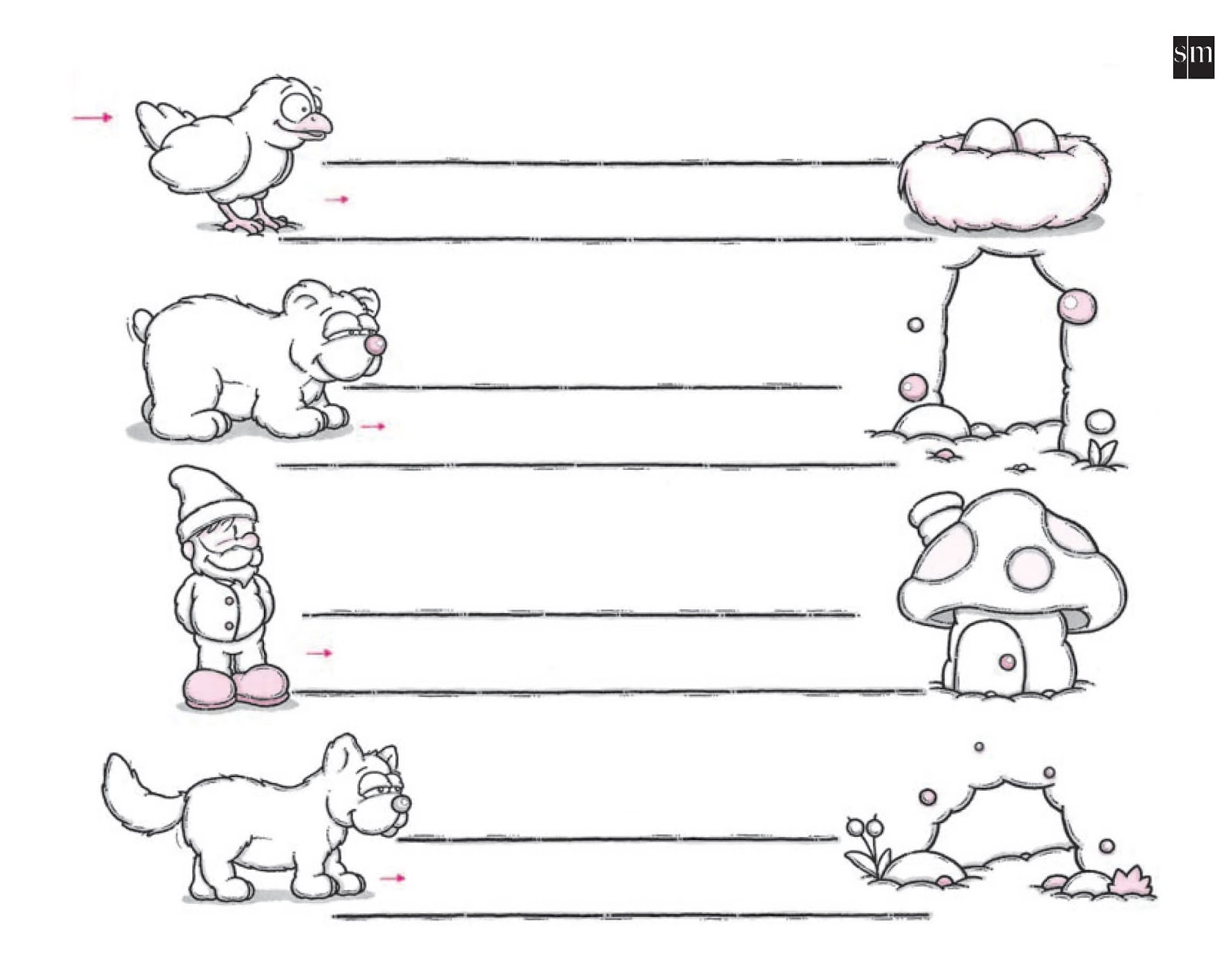 Trabajando en Educación Infantil: 10 fichas para trabajar los trazos ...