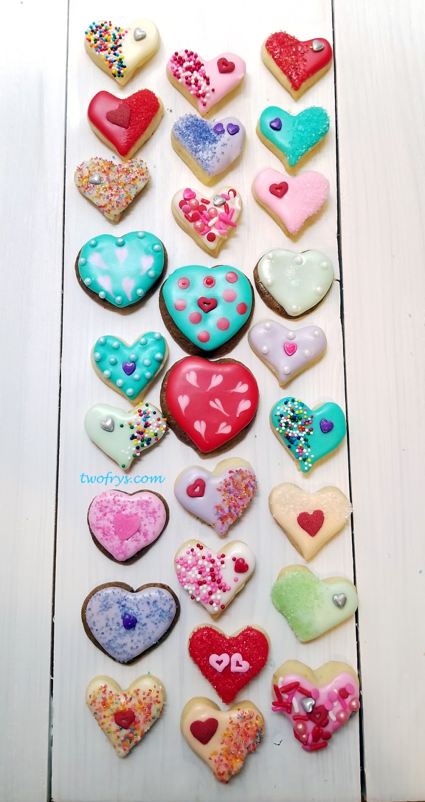 Two Frys: Valentine's Day Cookies