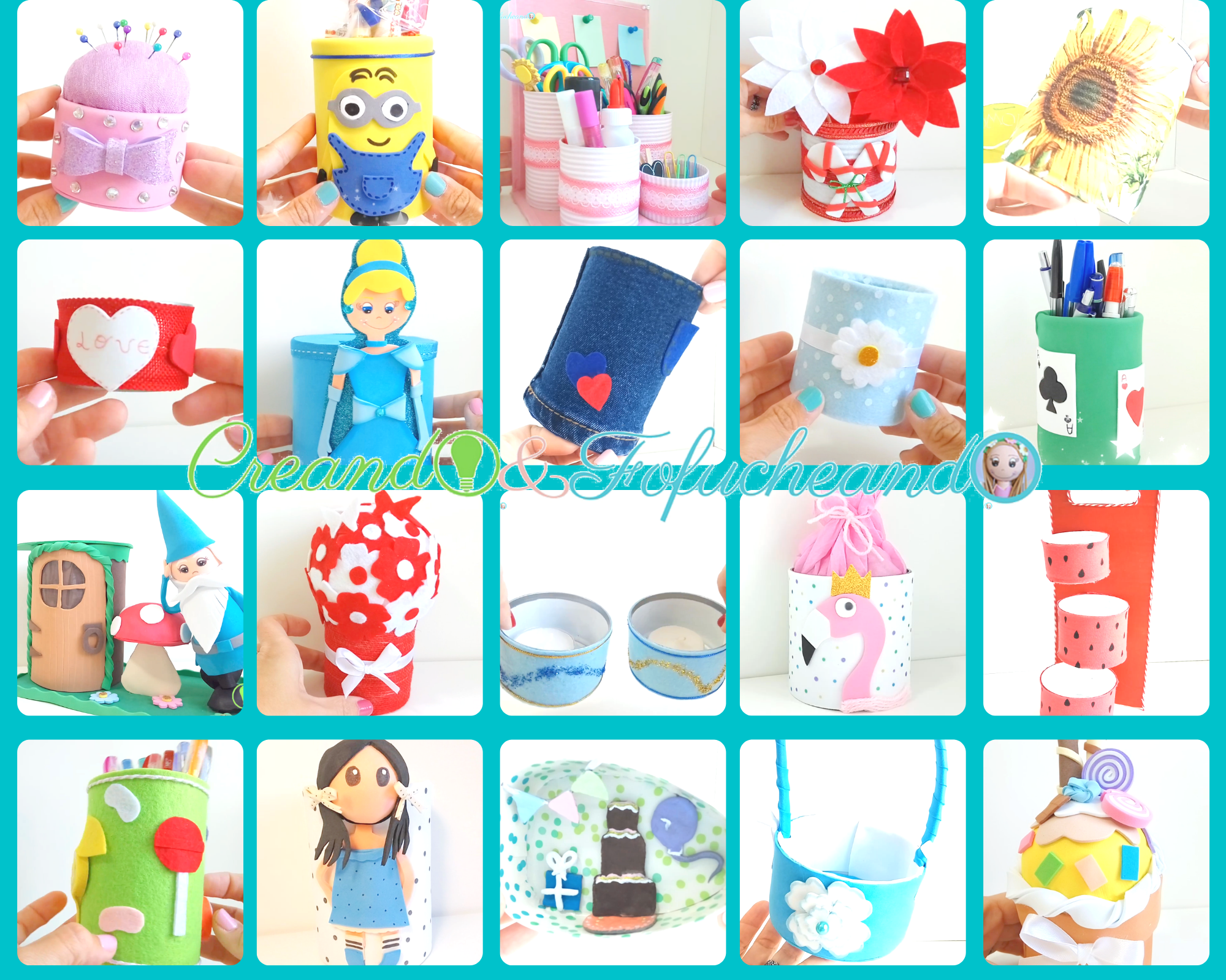 20 Ideas para Reciclar Latas | Creando y Fofucheando