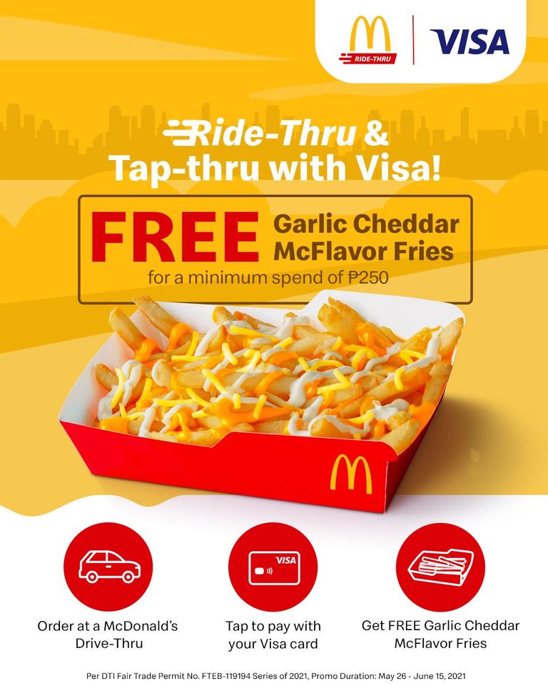 Manila Shopper: McDo Ride-Thru & Tap-Thru with Visa Promo