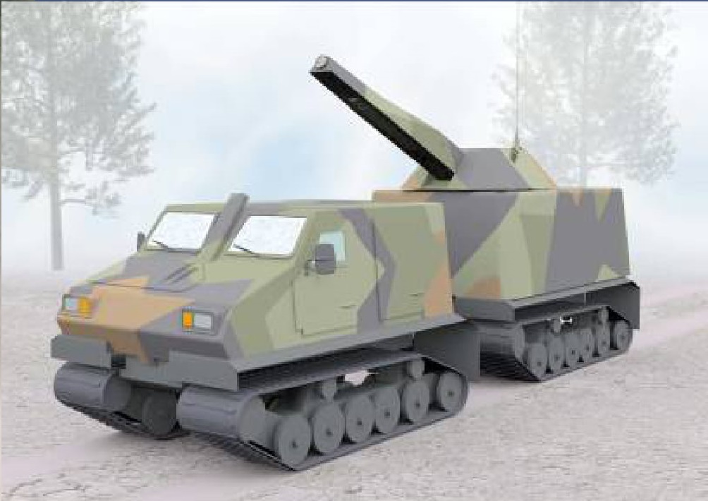 The Dead District: Patria Nemo 120 mm Mortar System on BvS10