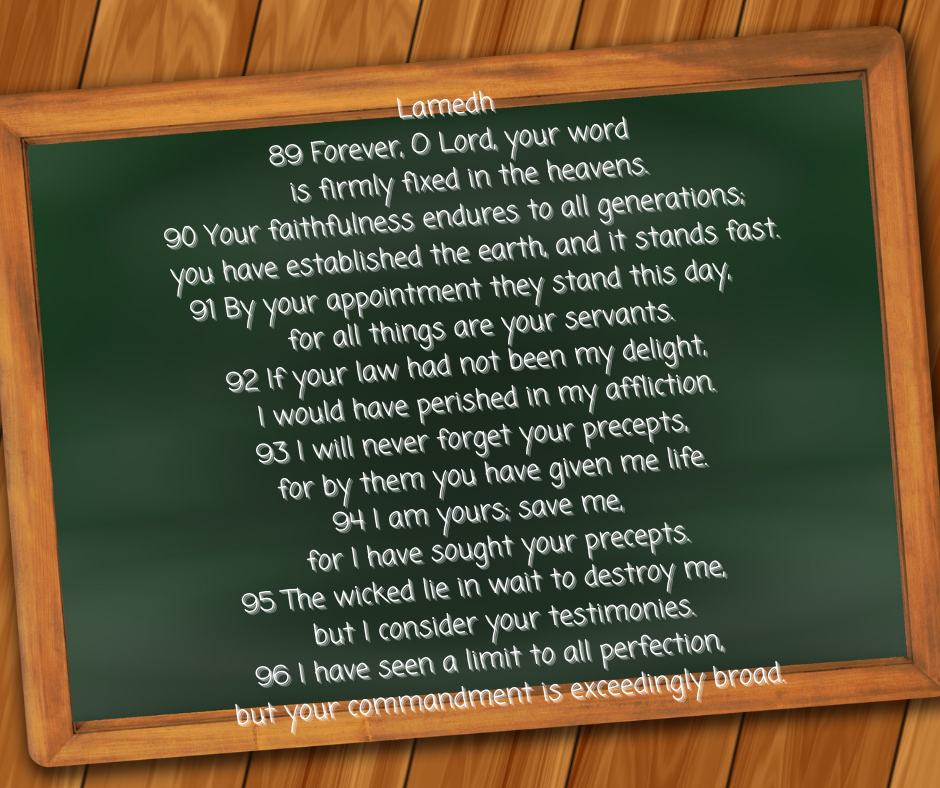 The Beautiful Inheritance Lamedh Psalm 119 89 96 The Aleph Tav Of The Beautiful Inheritance Lamedh Psalm 119 89 96 The Aleph Tav Of