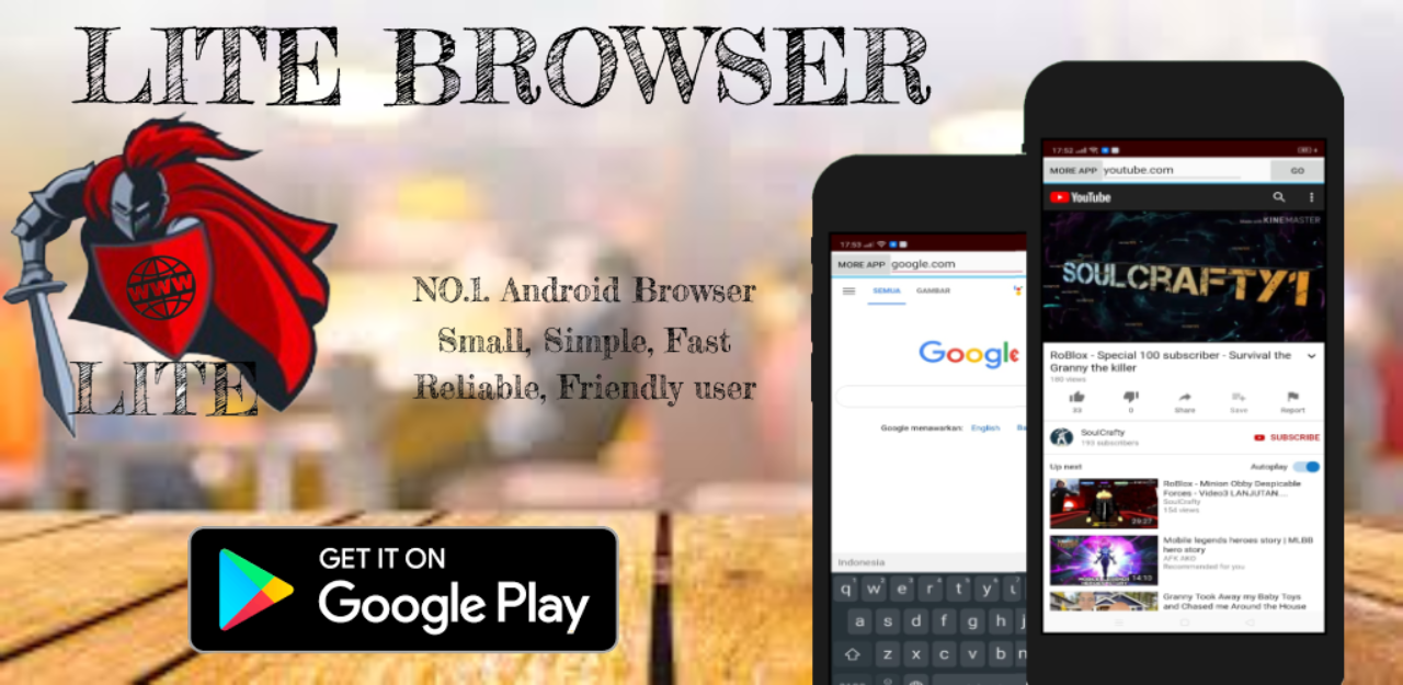 LITE Browser - Simple - fast - reliable - small size Browser