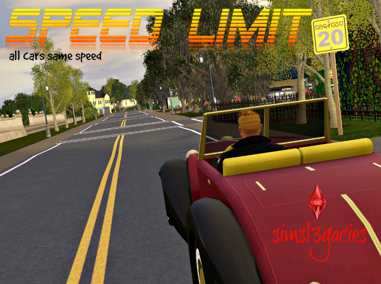 My Sims 3 Blog: Sims 3 Speed Limit Car Mod by Simsl3gacies