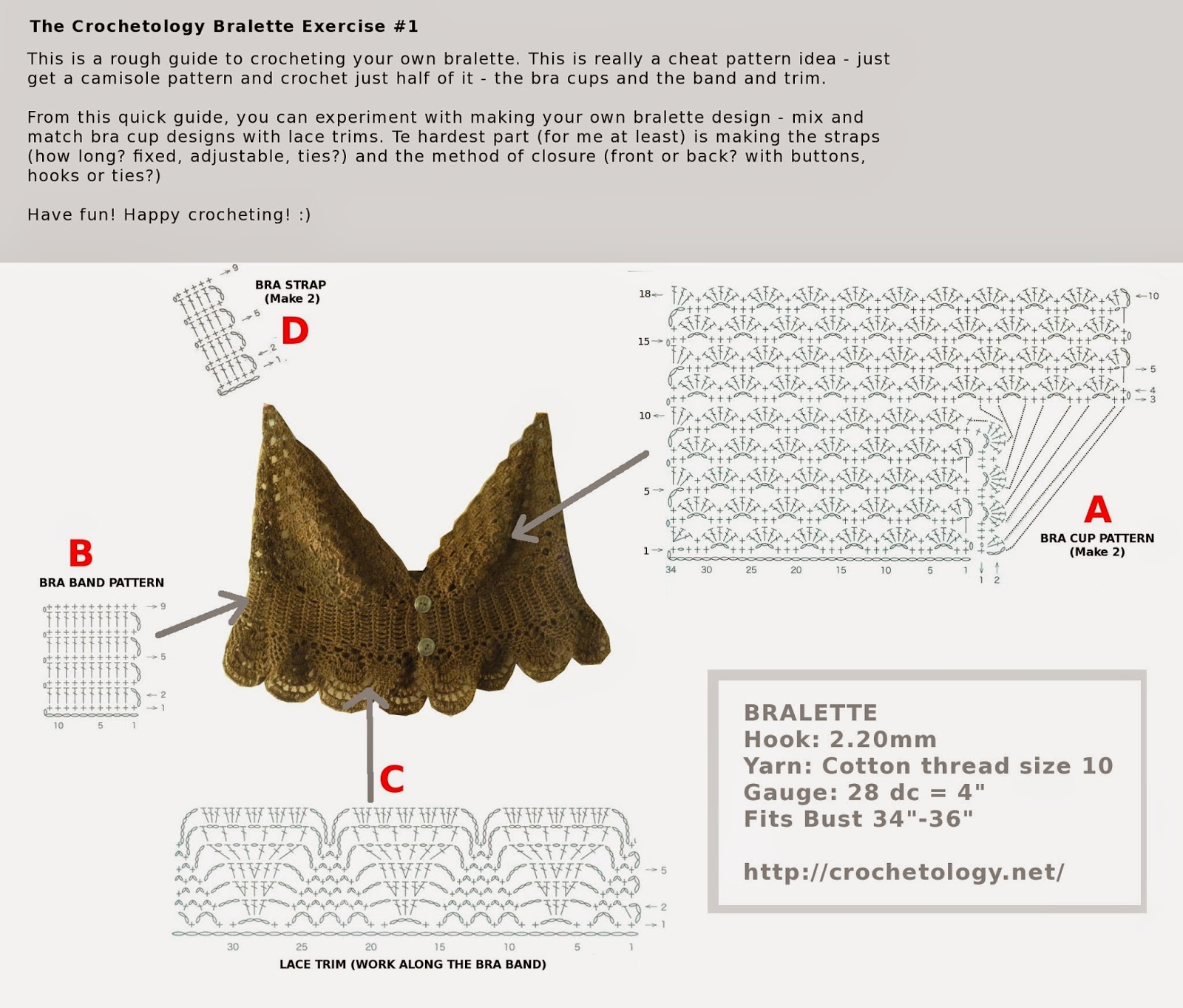 Crocheted Bralette No. 1
