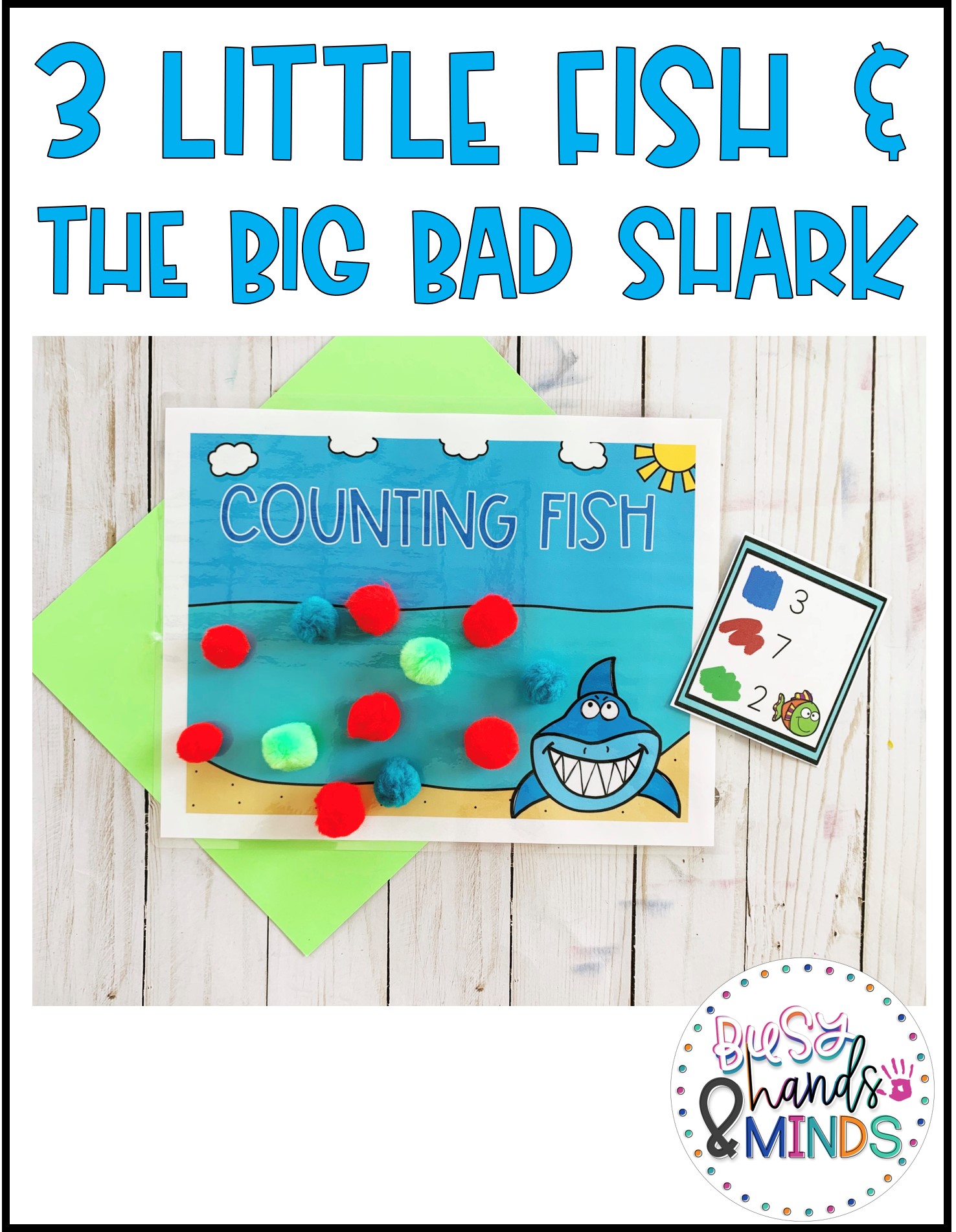 The Three Little Fish and the Big Bad Shark | Busy Hands and Minds