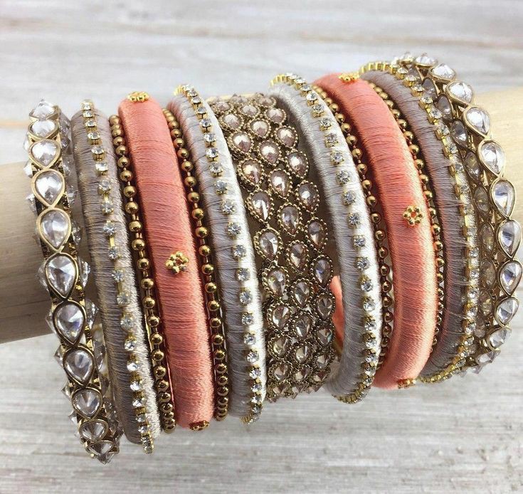 Multicolor bangles sets