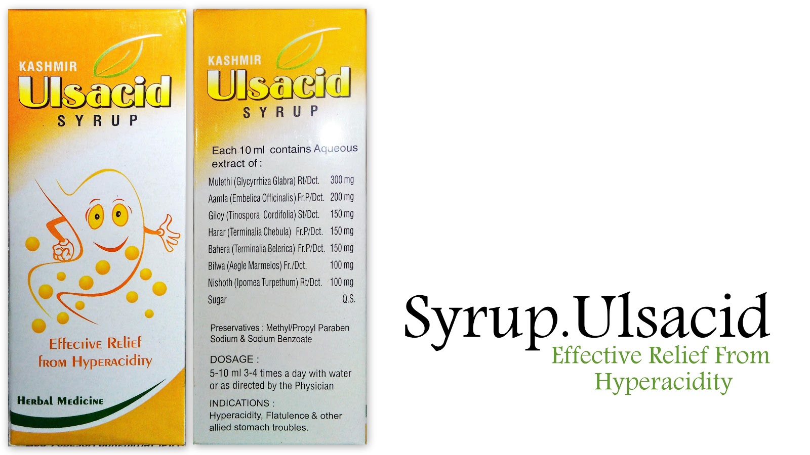 Ulsacid Syrup: Ingredients, Indications, Dosage, Contraindication ...