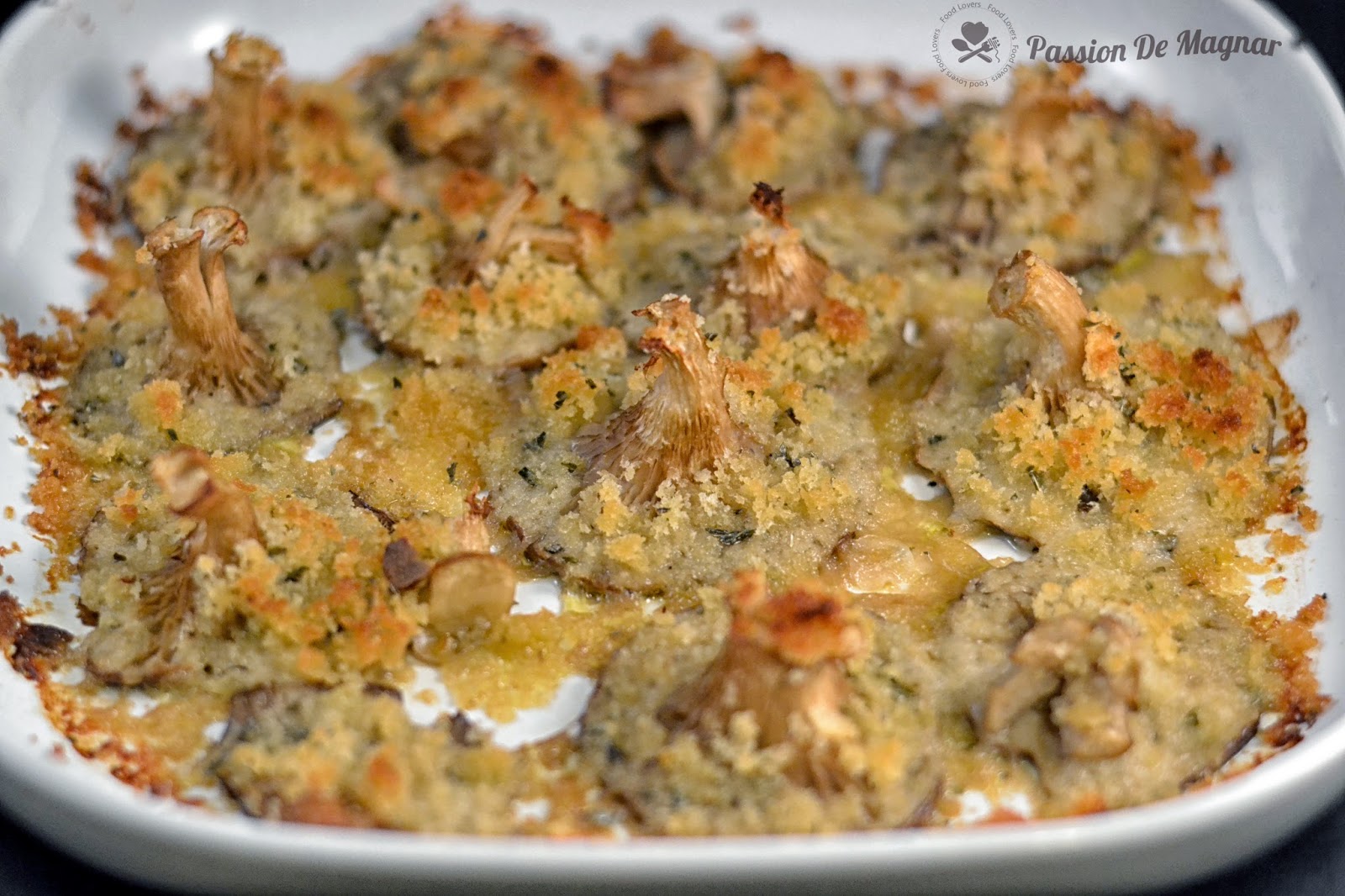 Passion De Magnar: Funghi Cardoncelli gratinati al forno