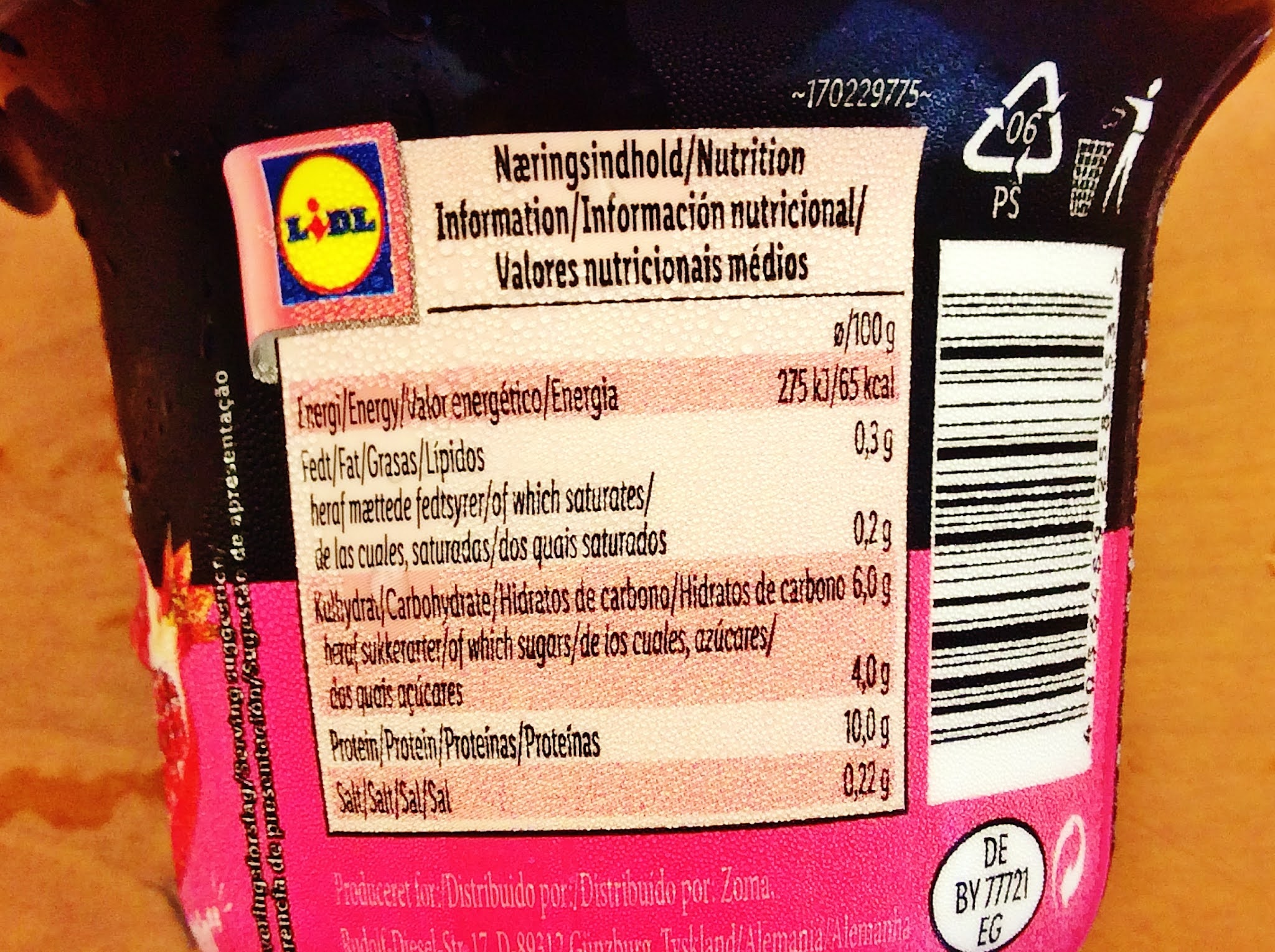 Produtos #95 - Novos Iogurtes do Lidl (20g de Proteína)