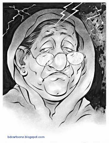 BD Cartoons: Sheikh Hasina in Cartoon