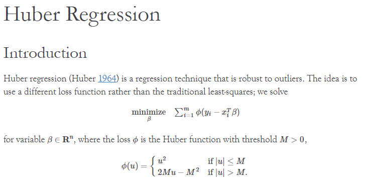 Yet Another Math Programming Consultant: Huber regression: different ...