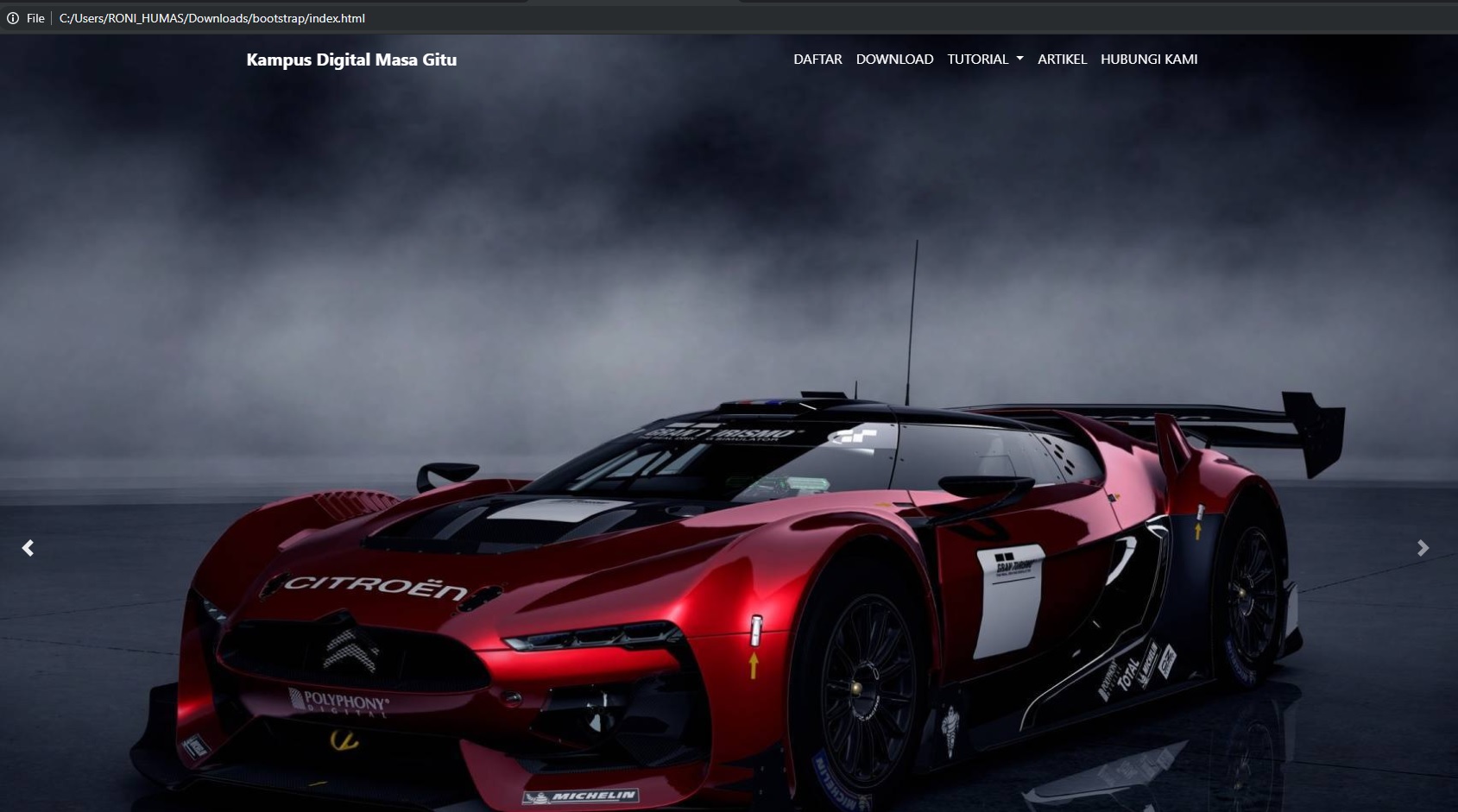#4 Membuat CAROUSEL atau SLIDER pada Bootstrap - Kampus Digital Masa ...