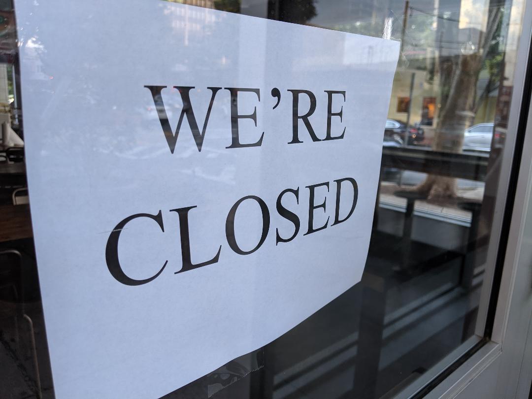 Robert Dyer @ Bethesda Row: Fuse Taco: "We're Closed" in Bethesda