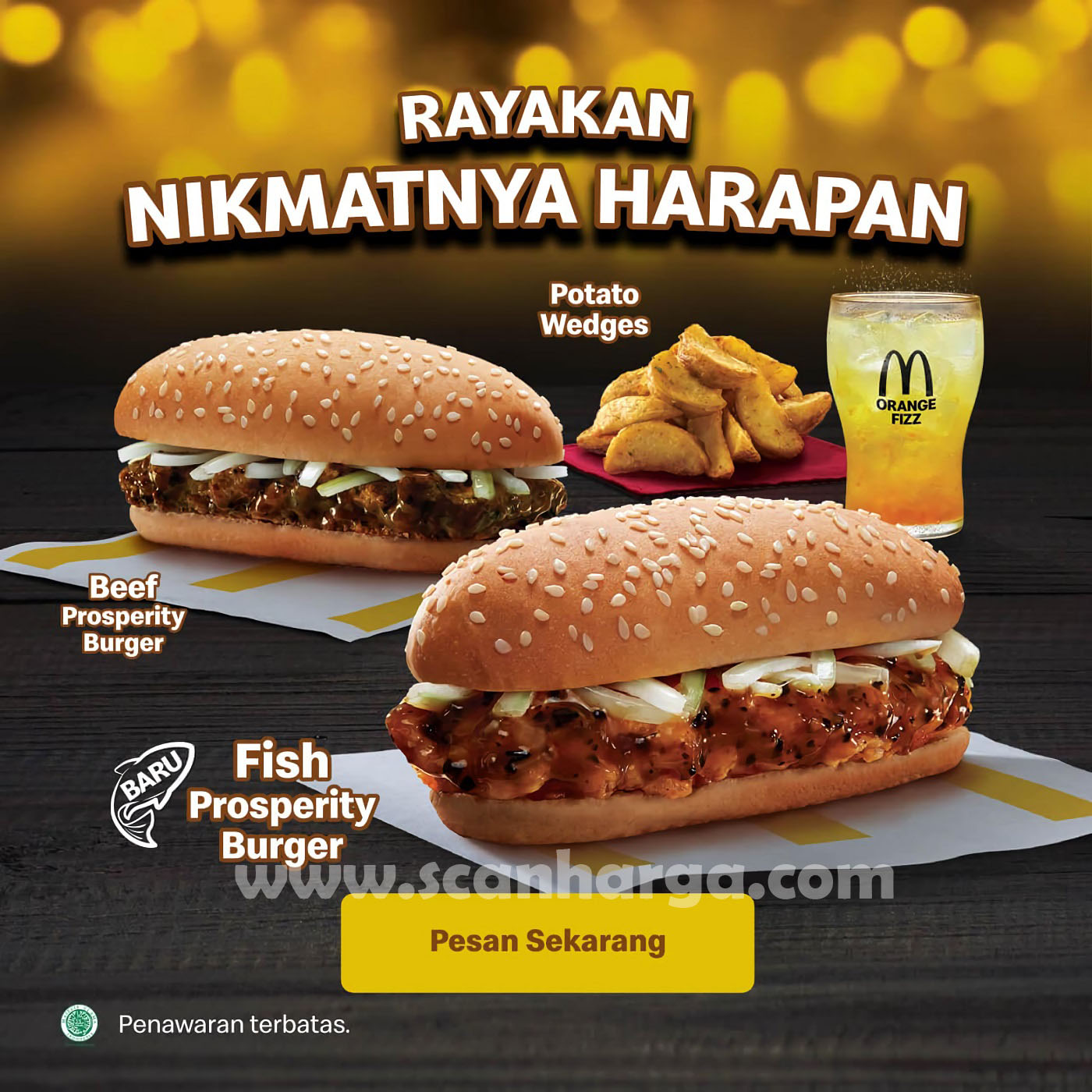 MENU TERBARU – McDonalds Prosperity Burger* - scanharga