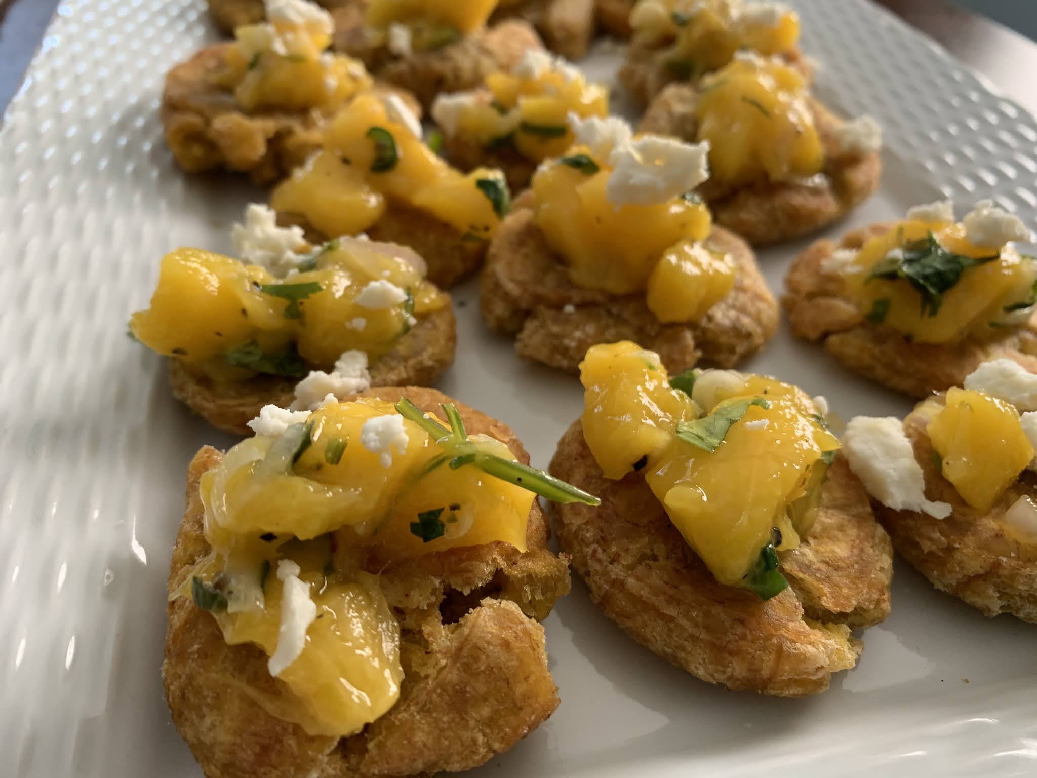 Home on my Range: Tostones with Mango Salsa