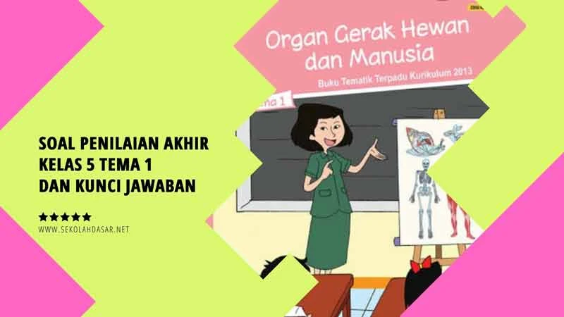 Soal PAS Penilaian Akhir Semester 1 Kelas 5 Tema 1 dan Kunci Jawabannya - SekolahDasar.Net