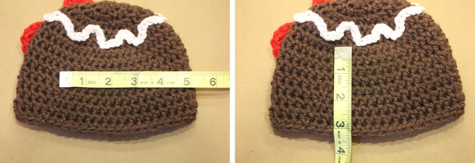 Gingerbread Man Crochet Hat Pattern - Repeat Crafter Me