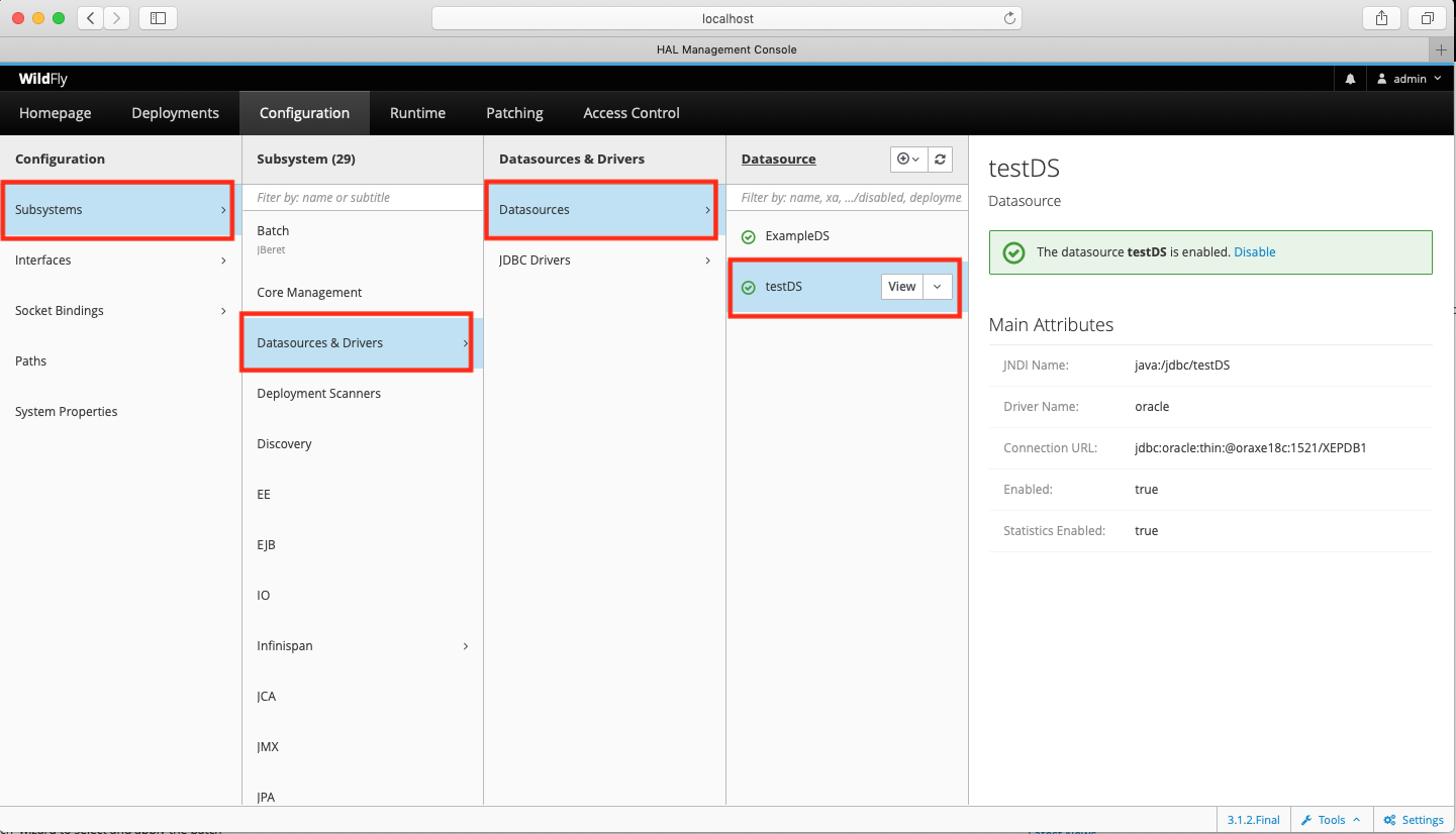 WildFly 16 Docker Image with Oracle JDBC Driver ~ Dirk Nachbar: This Blog is discontinued, its ...