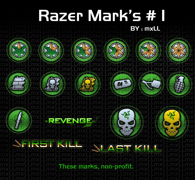 Crossfire kill marks