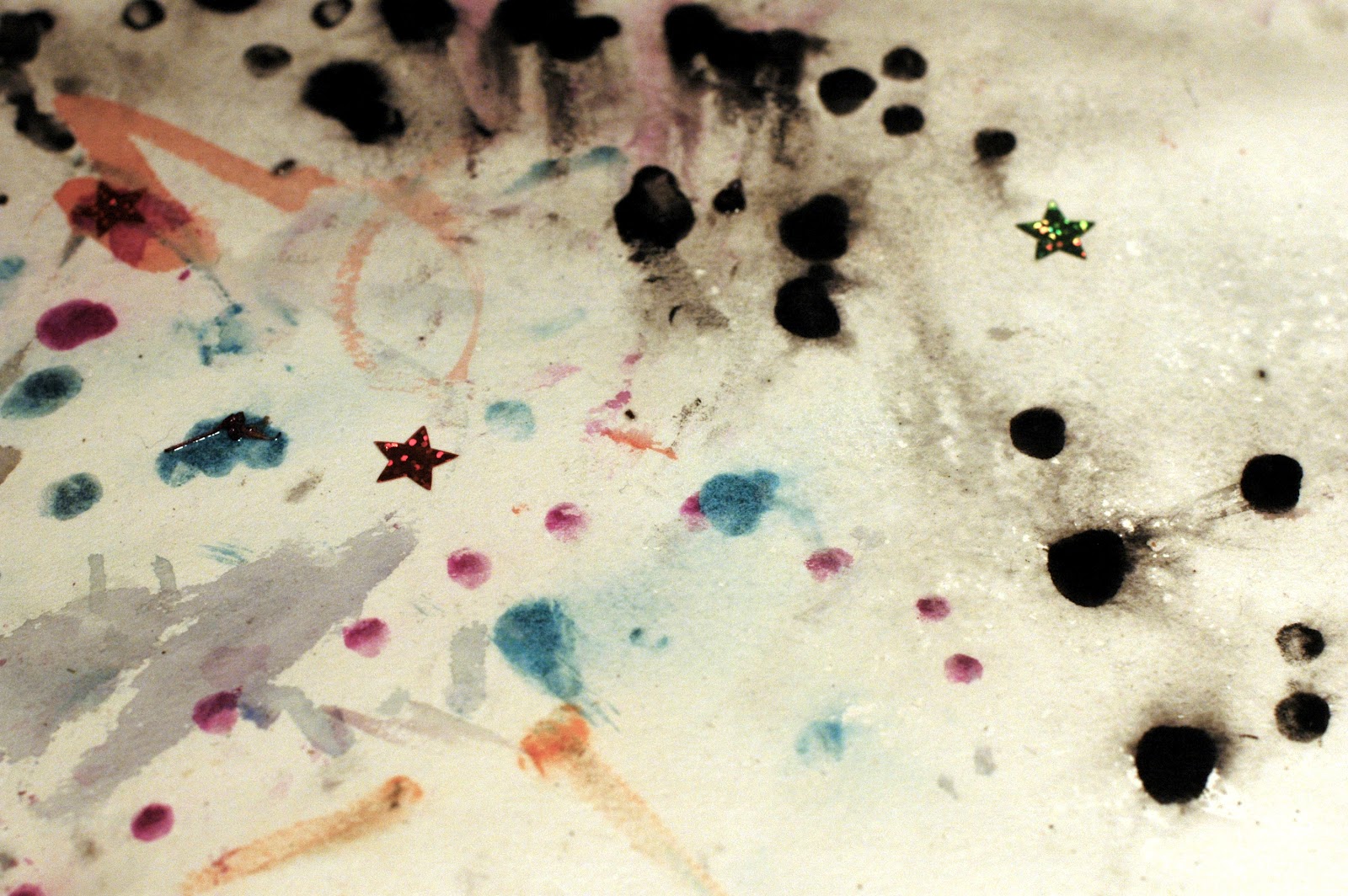 create (with kids): rain art - FreshlyPlanted