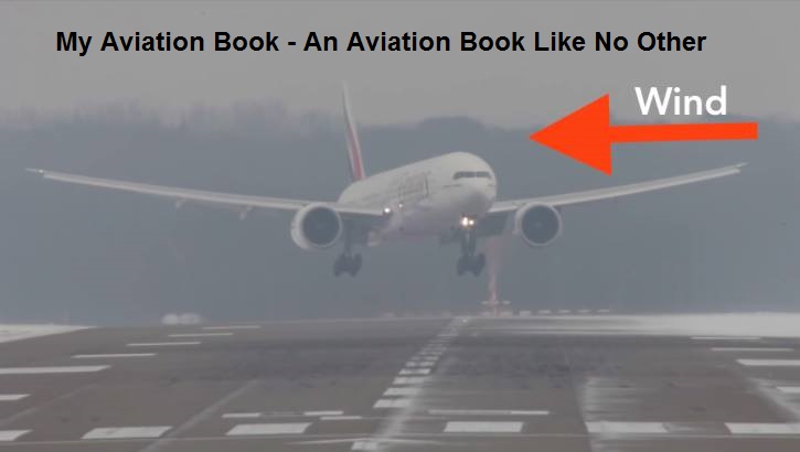 My Aviation Book: Flying The Crab Method during heavy crosswind.