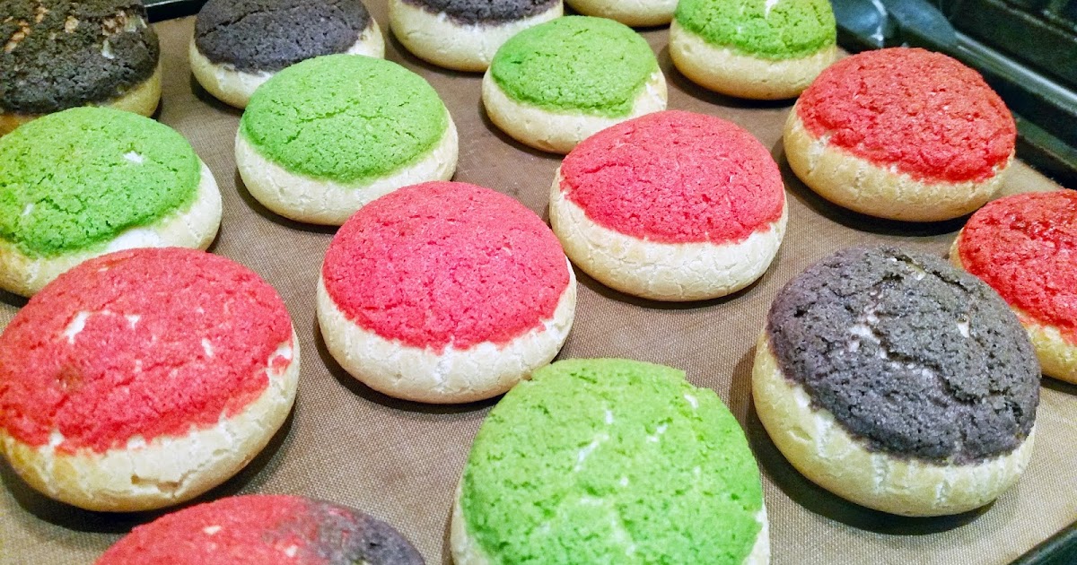 Pandan, Ube and Strawberry Craquelin Profiteroles – Recipe