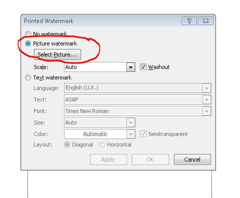 Pojok Makalah 24: Cara Membuat Watermark Pada Microsoft Word 2007 / 2010