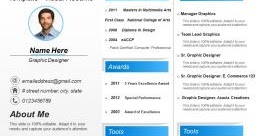 One Slide Resume Template - Birthday Letter